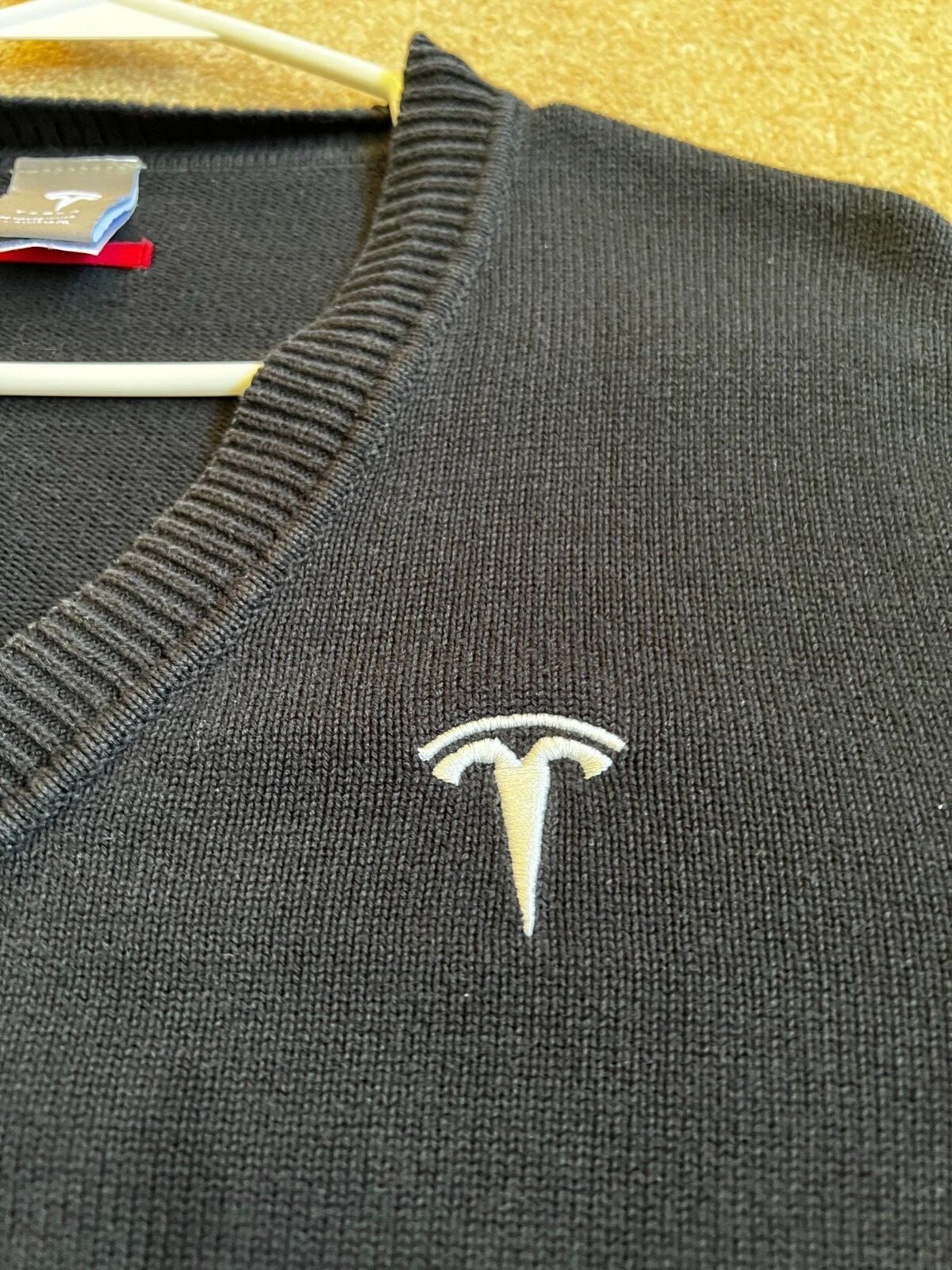 Tesla Motors Authentic Cardigan, Black - Gem