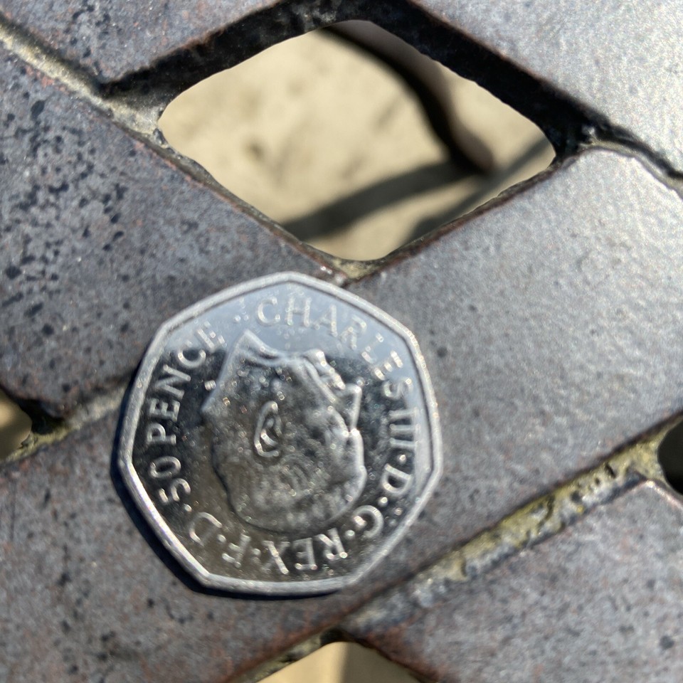 *SUPER RARE, King Charles III,50p 2022,King Charles III,50 pence coin ...