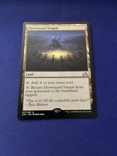 MTG Drownyard Temple Shadows Over Innistrad 271/297 Regular Rare | eBay