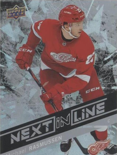2018-19 Upper Deck Overtime - Next in Line Michael Rasmussen #NL-4 (RC ...