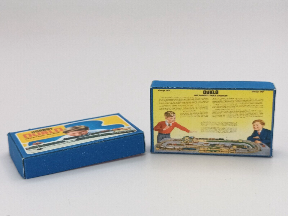 Dolls House 1:12 Scale, Hornby Dublo 00 gage Train Set box, 1950's | eBay