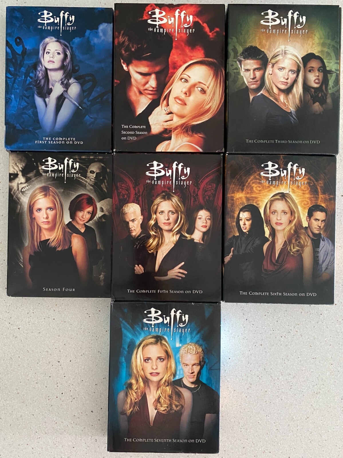 Buffy The Vampire Slayer Complete Series Season 1 7 Dvd Sarah Michelle