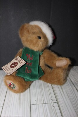 The Boyds Collection SAM YULE BEAR Christmas Santa Hat 2003 w/ tag 10 ...
