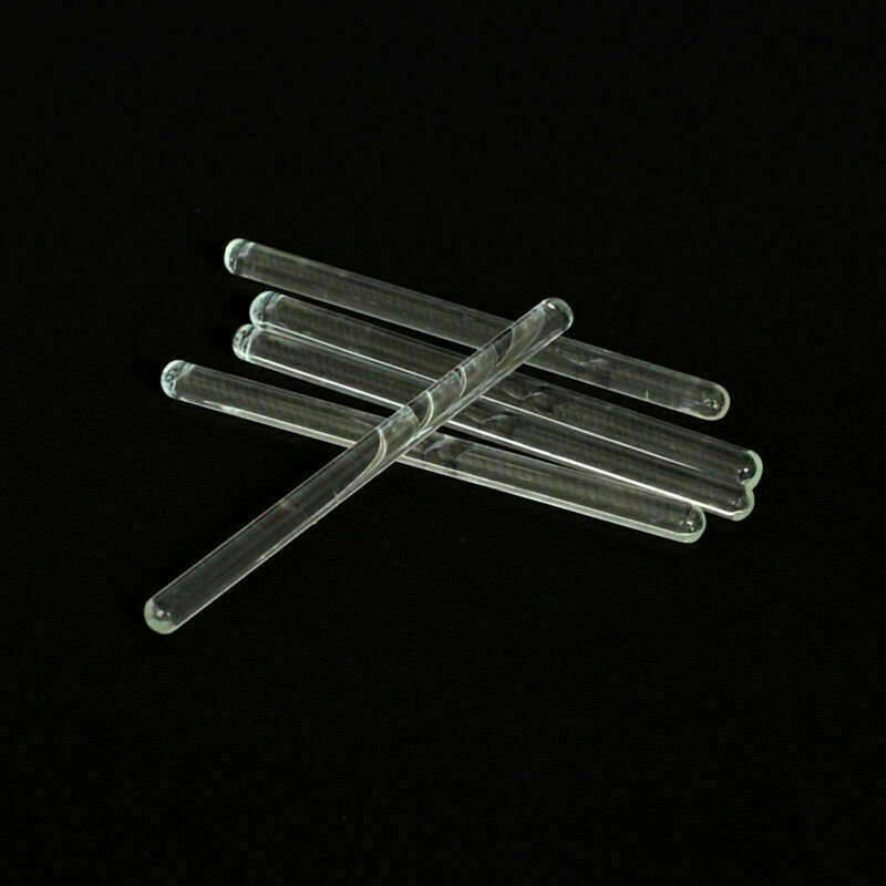 10 x New Glass Stirring Rods（6mmx100mm） for Lab Use Stir Bar Stirrer ...