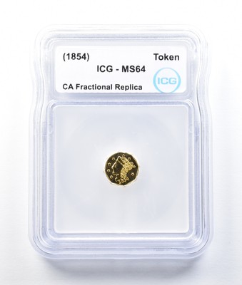 (1854) California Gold Rush Token Half Dollar MS64 ICG *8751 | eBay