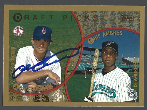 1999 Topps Baseball #443 Adam Everett IP autograph signed trading card ...