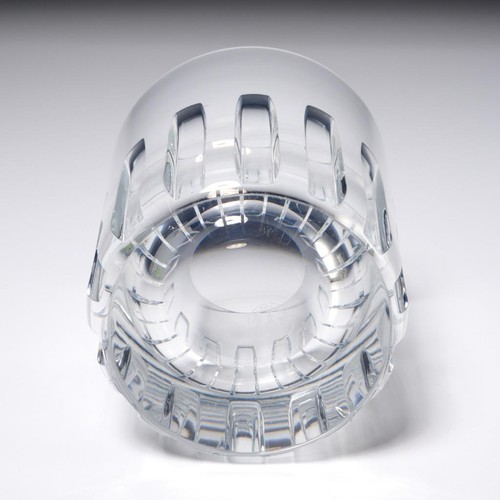 Baccarat France Rotary Cut Crystal Glass Double Old Fashioned Tumbler 4 ...
