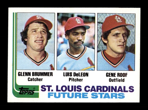 1982 Topps #561 (Glenn Brummer / Luis DeLeon / Gene Roof) RC St. Louis ...
