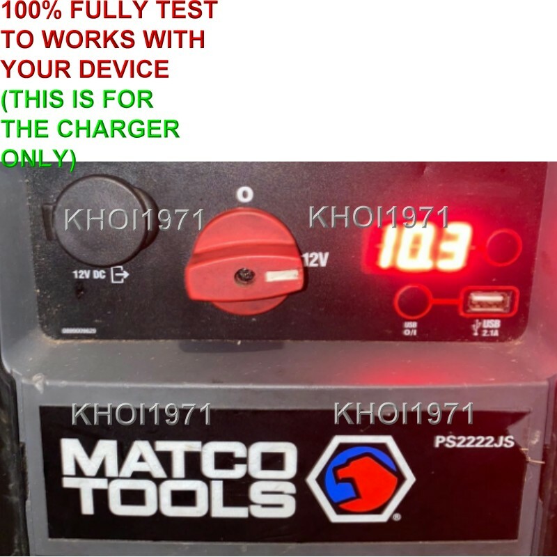 WALL charger AC adapter power for PS2222JS Matco Tools Jump Starter ...