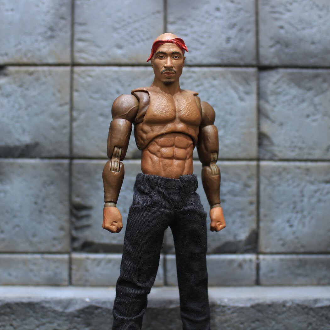 1/12 Custom Artist Rapper Tupac Shakur 2Pac Head Sculpt | eBay