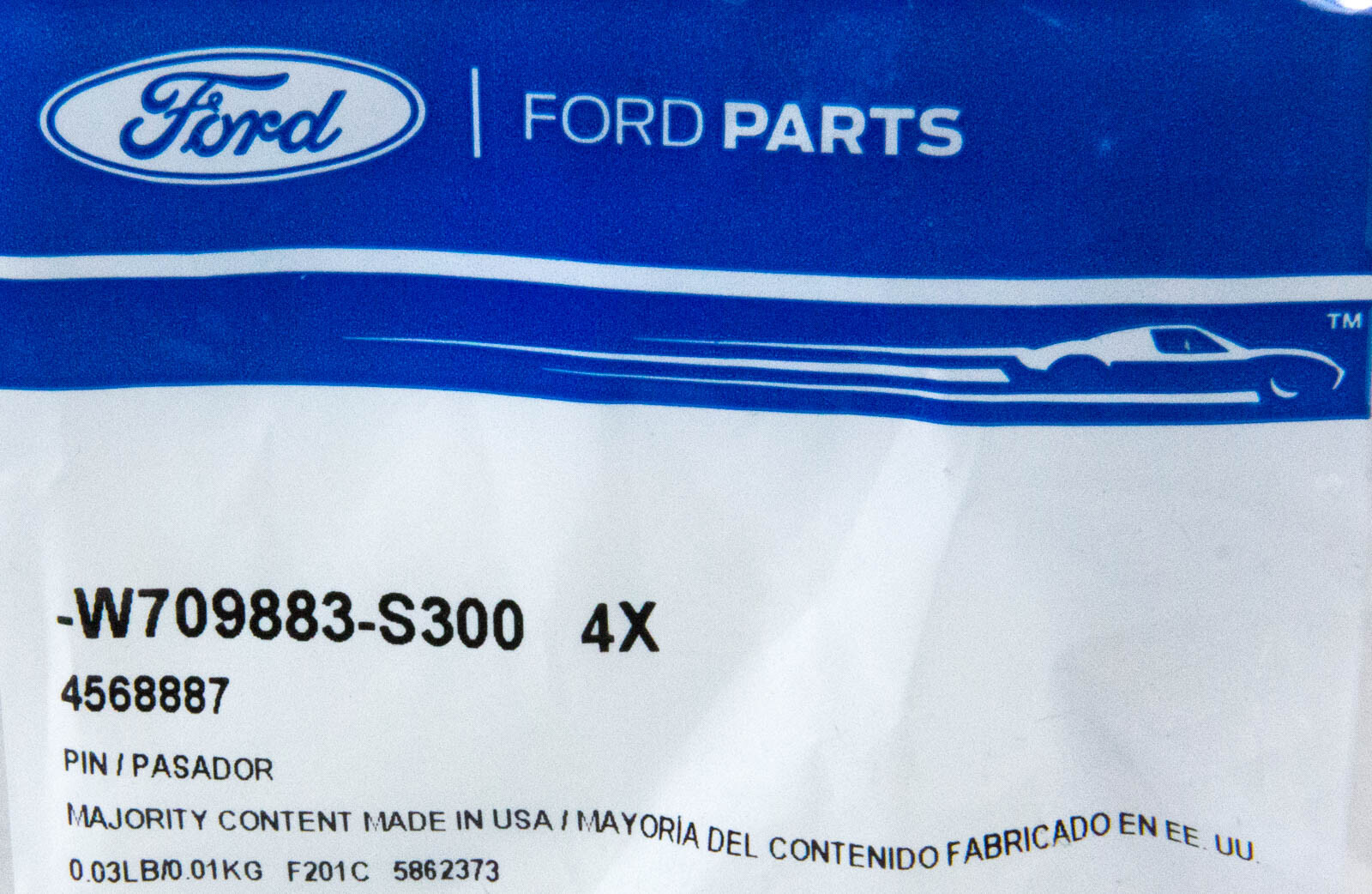 OEM NEW 2005-2019 Ford Taurus Mustang Exterior Rocker Molding Clips 4 ...