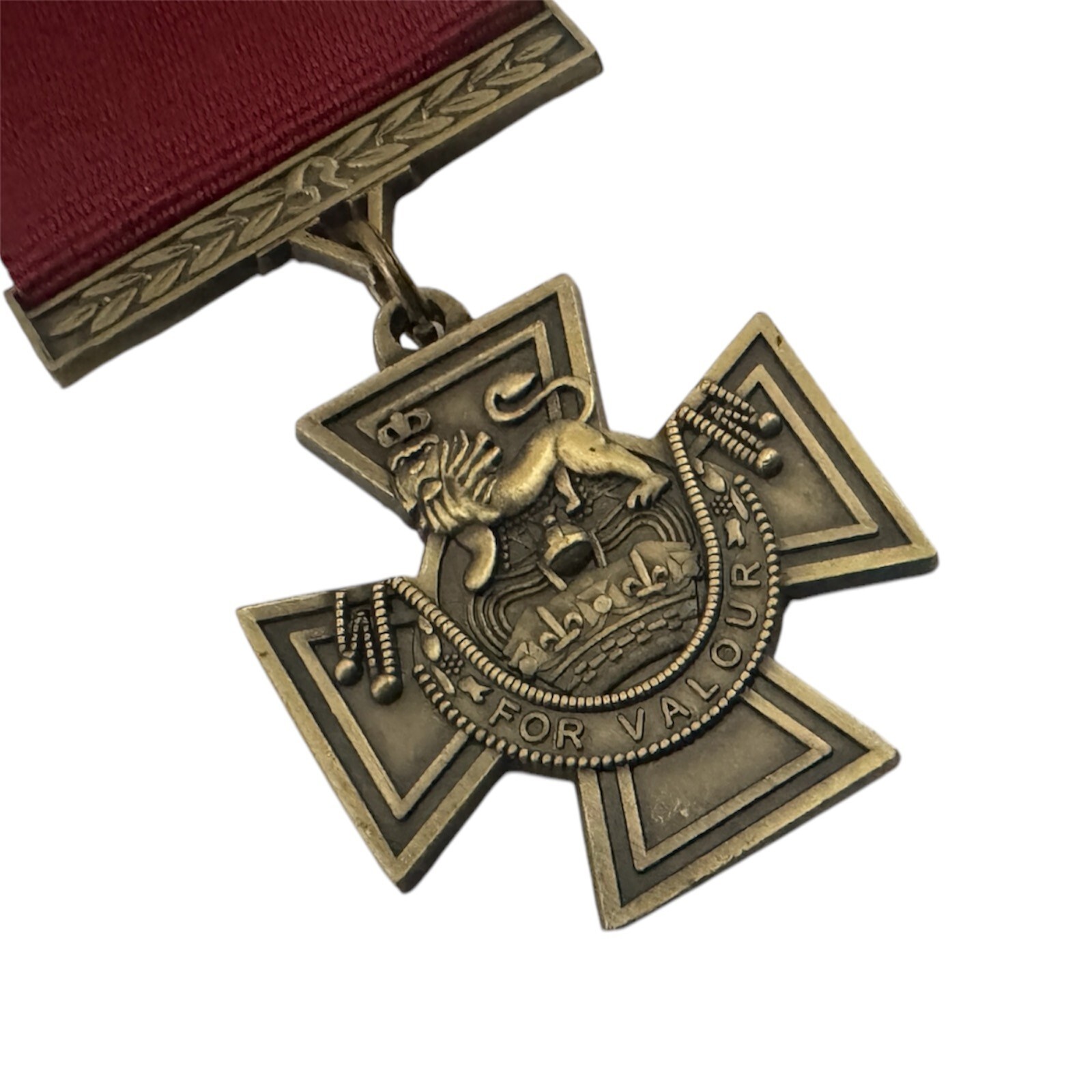 British Medal Repro Victoria Cross Red Ribbon Military Award For Valor ...
