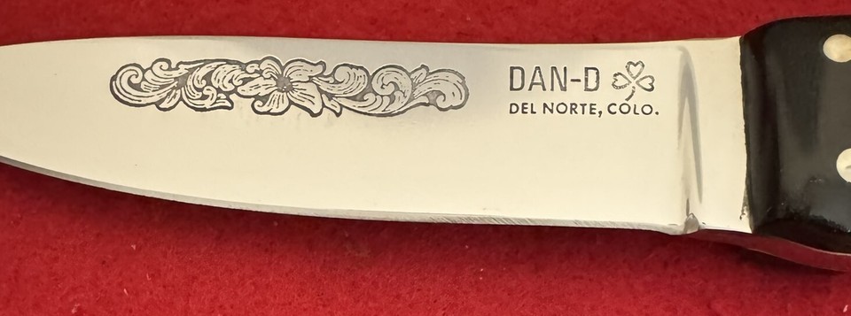 Vintage Custom Dan Dennehy (DAN-D) Subway Special Fixed Blade Knife ...