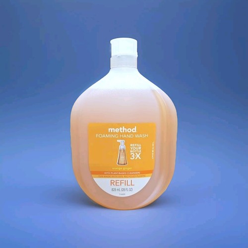 Method Foaming Hand Soap Refill Orange Ginger Biodegradable Formula 28 ...