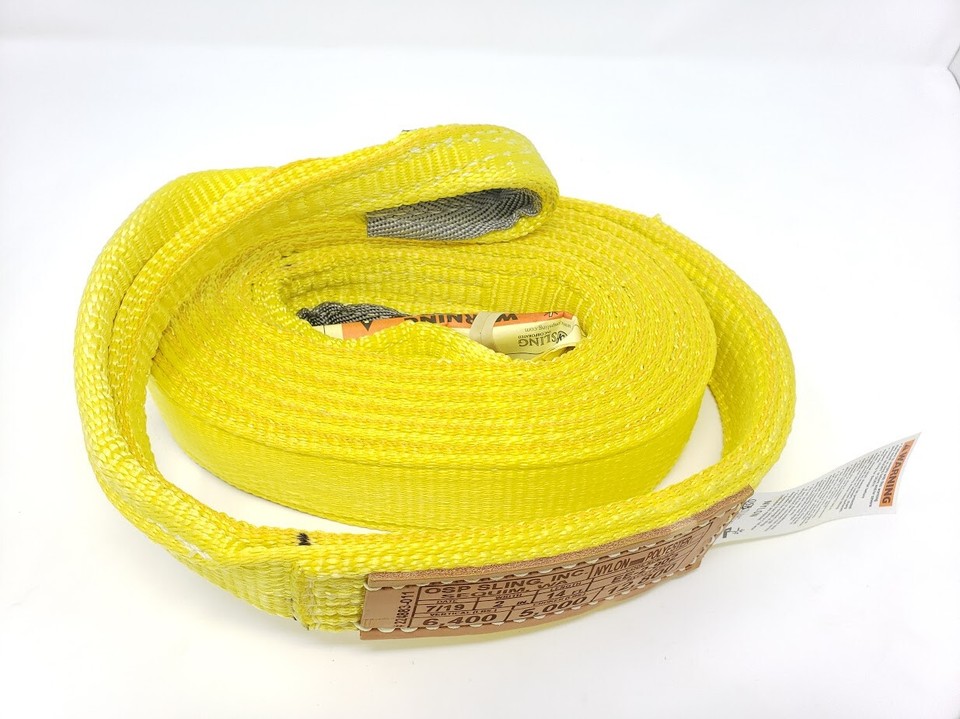 OSP Nylon Eye & Eye Flat Web Sling EE-2-902, 2" Wide x 14ft Long | eBay