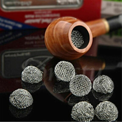 20Pcs Tobacco Smoking Pipe Metal Filter Screen Steel Mesh Rimmed Dome ...