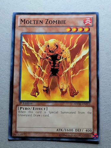 Molten Zombie - SDOK-EN015 - 1st Edition - YuGiOh-LP | eBay