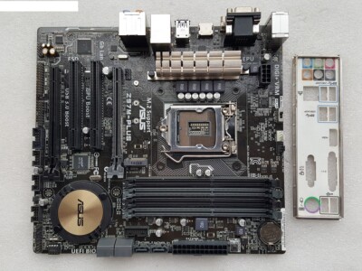 Asus Z97M-PLUS Intel Z97 LGA1150 Micro-ATX Desktop Motherboard DDR3 ...
