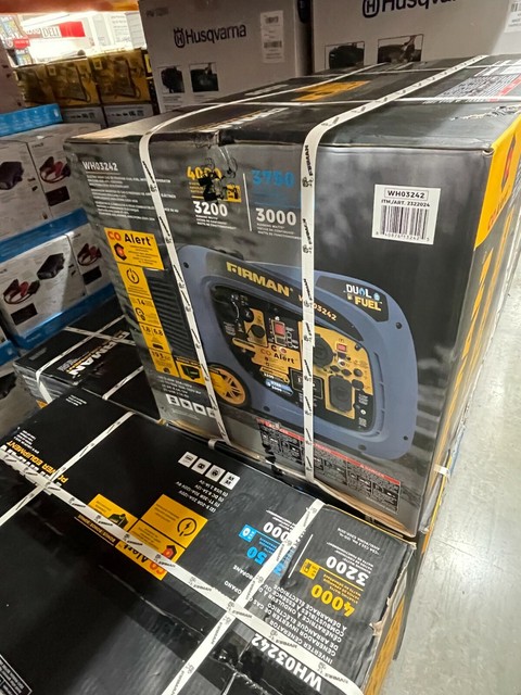 Firman WH03242 3200W / 4000W Electric/Recoil Start Dual Fuel Inverter ...