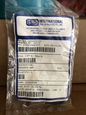 2 PACK ISP International Seal & Packaging new sealed package R01366 ...