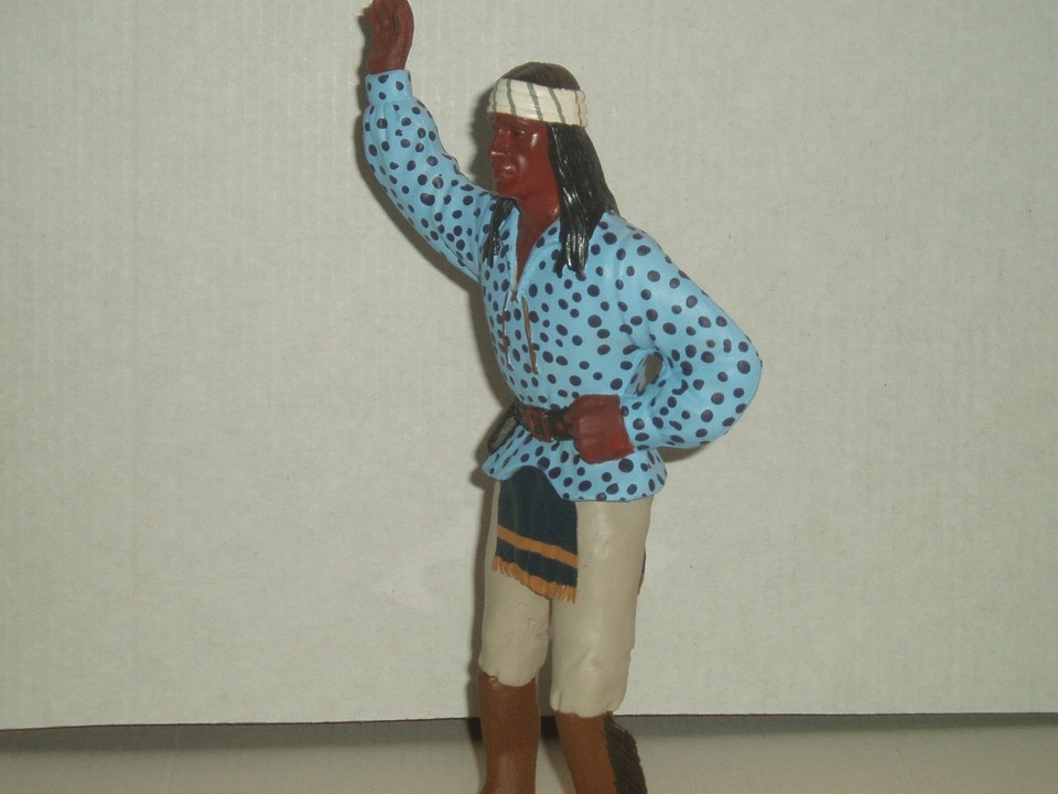 VINTAGE CUSTOM HARTLAND WESTERN FIGURE YOUNG GERONIMO GUNFIGHTER POSE ...