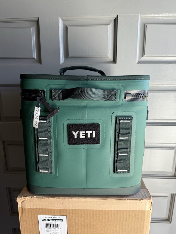 Yeti Hopper Flip 12 Soft-Sided Portable Cooler Black Forest Green | eBay