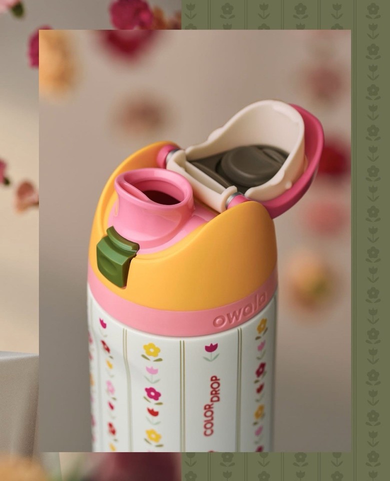 Owala 🌸 Flower Crown 24 oz. AUTHENTIC FreeSip Bottle Color Drop Mother ...