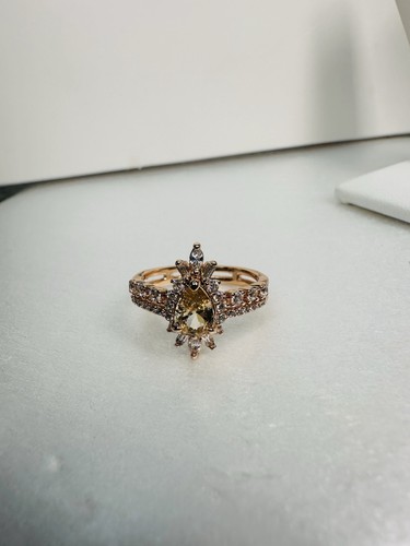 Bomb Party Sz7 Revealed BP Ring Fashion Jewelry RBP Teardrop Yellow ...