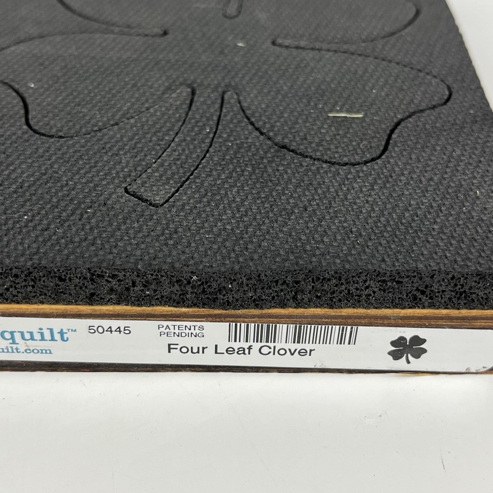 AccuQuilt Studio Die 50445 Four Leaf Clover Cutout Pattern Lucky Flower ...