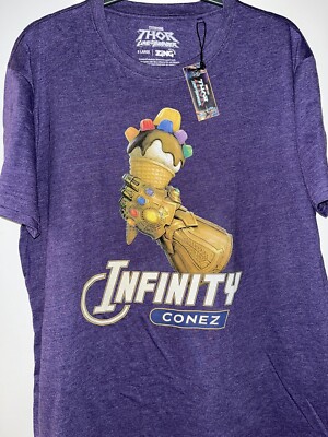 Marvel Infinity Conez Ice Cream Thanos Gauntlet Tee T-Shirt Unisex Size ...