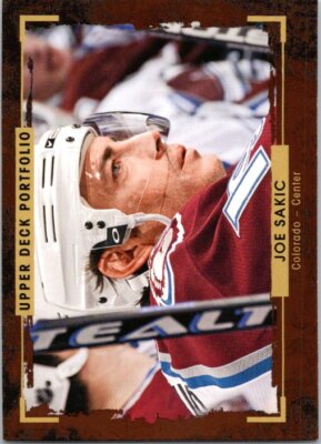 2015 UD Upper Deck Portfolio #189 Joe Sakic HOF - FREE SHIPPING! | eBay