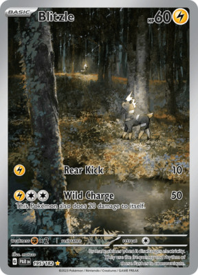 Pokémon TCG Blitzle 195/182 Illustration Rare Paradox Rift NM/M | eBay