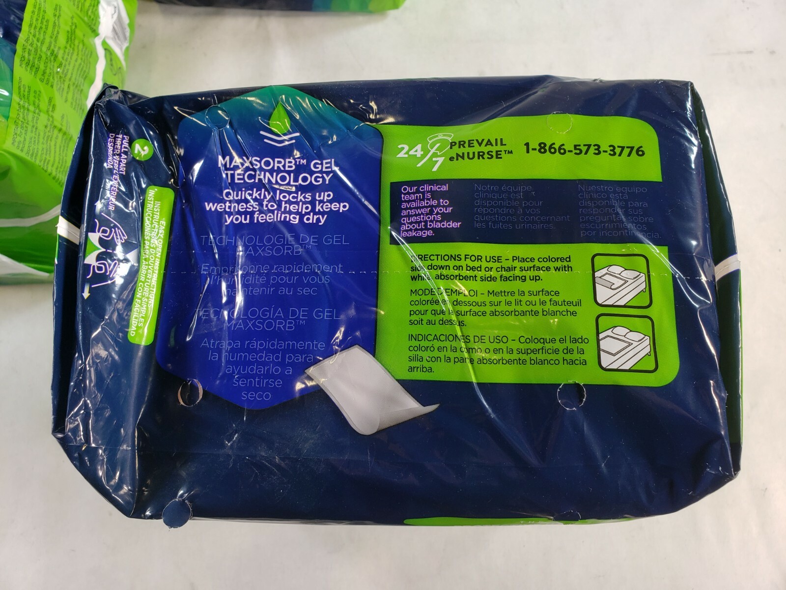 Lot Of 4 Prevail Total Care Underpad Maxsorb Gel Technology 30X36" 10ct ...