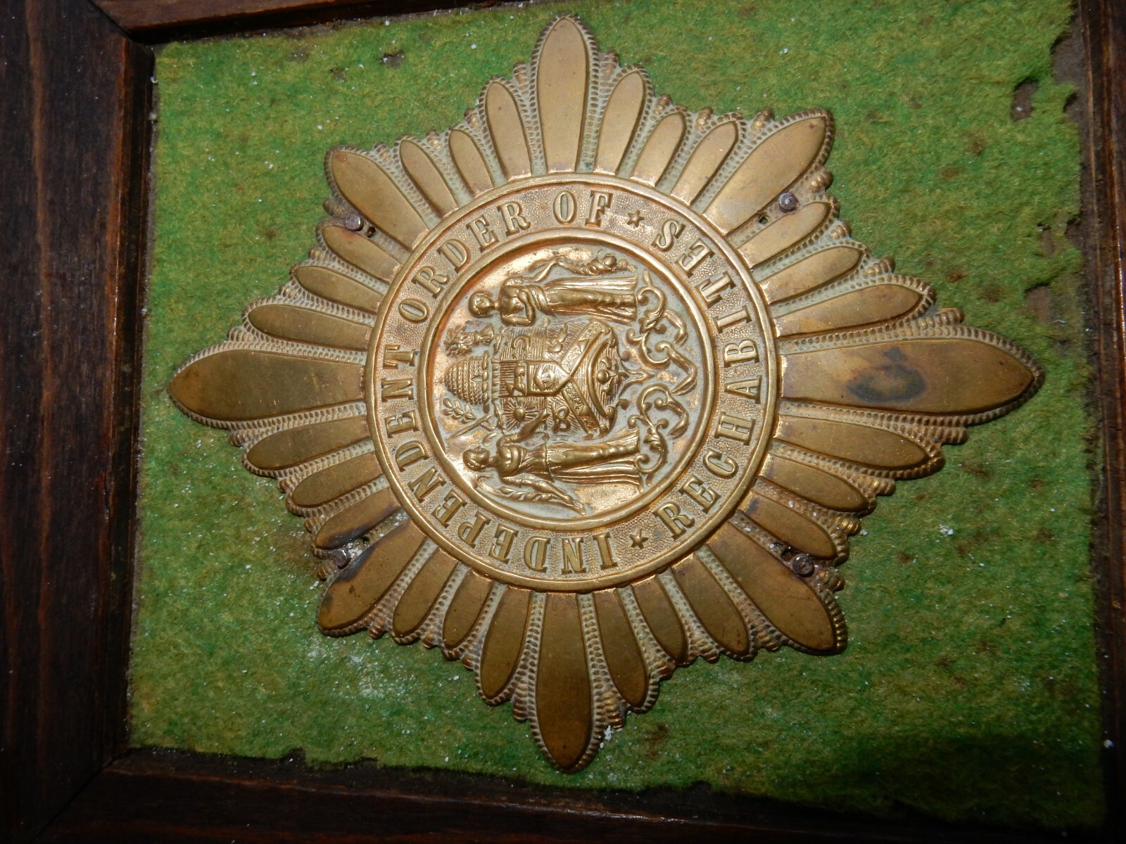 INDEPENDENT ORDER OF RECHABITES - SHOULDER SASH or NECK COLLAR BADGE ...