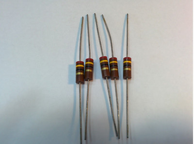 CARBON COMP RESISTORS, 24 OHMS 5% 1W (LOT OF 5) NNB | eBay