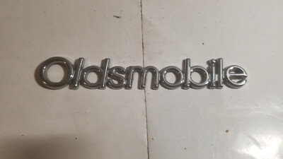 Vintage Oldsmobile Stick On Script Emblem Qty 1 | eBay