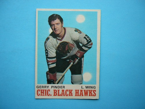 1970/71 O-PEE-CHEE NHL HOCKEY CARD 148 GERRY PINDER ROOKIE VGEX NICE ...