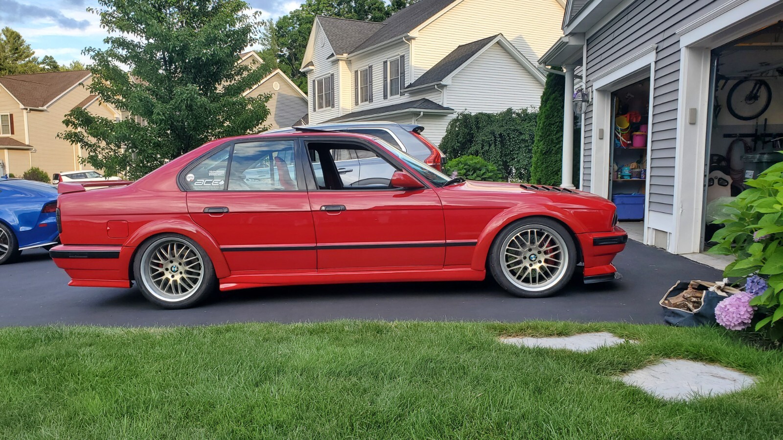 BMW E34 5 series Overfender widebody 10 piece kit - +Silhouette ...