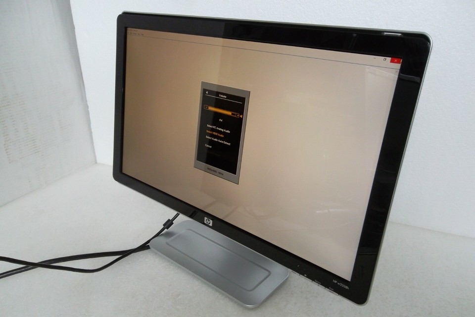 HP W2338h 23" Widescreen LCD Monitor 1080p FHD Built-in Speaker VGA ...