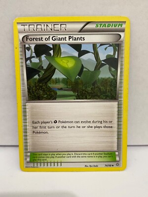 2015..POKÈMON COLLECTABLE CARD TCG..TRAINER ..FOREST OF GIANT PLANTS 74 ...