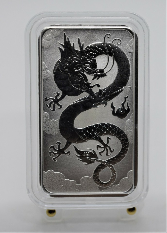 Rectangular Coin Capsules for 1 oz Perth Mint Silver Coin Bar - 10 ...