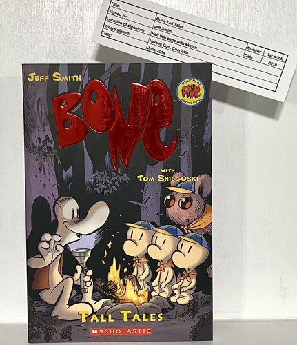 Bone Tall Tales SIGNED Jeff Smith w/ Original Comic Art First Print ...