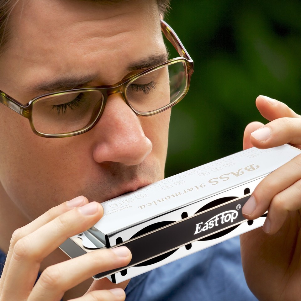 EASTTOP Upgrade Bass harmonica Ensemble harmonica Professional Mouth ...