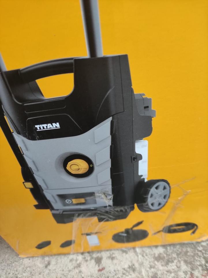 Titan High Pressure Washer TTB1800PRW Corded Electric Jet Wash Gun ...