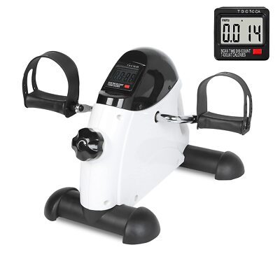 Pedal Exerciser Folding Mini Stationary Peddler Bike with LCD Display ...