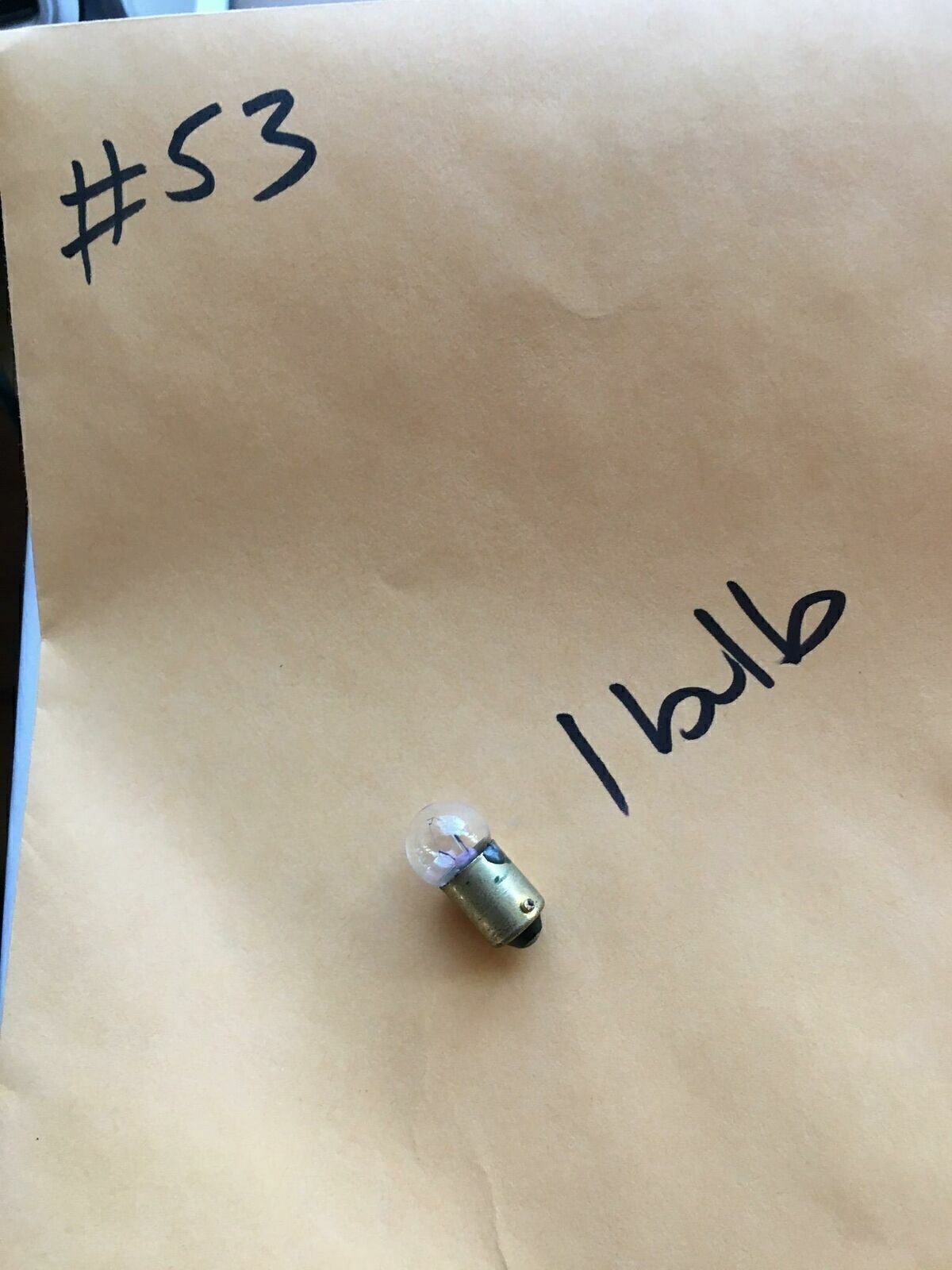 1x NOS 53 Light Bulb Miniature Gauge Cluster Instrument Panel 12v T3 ...