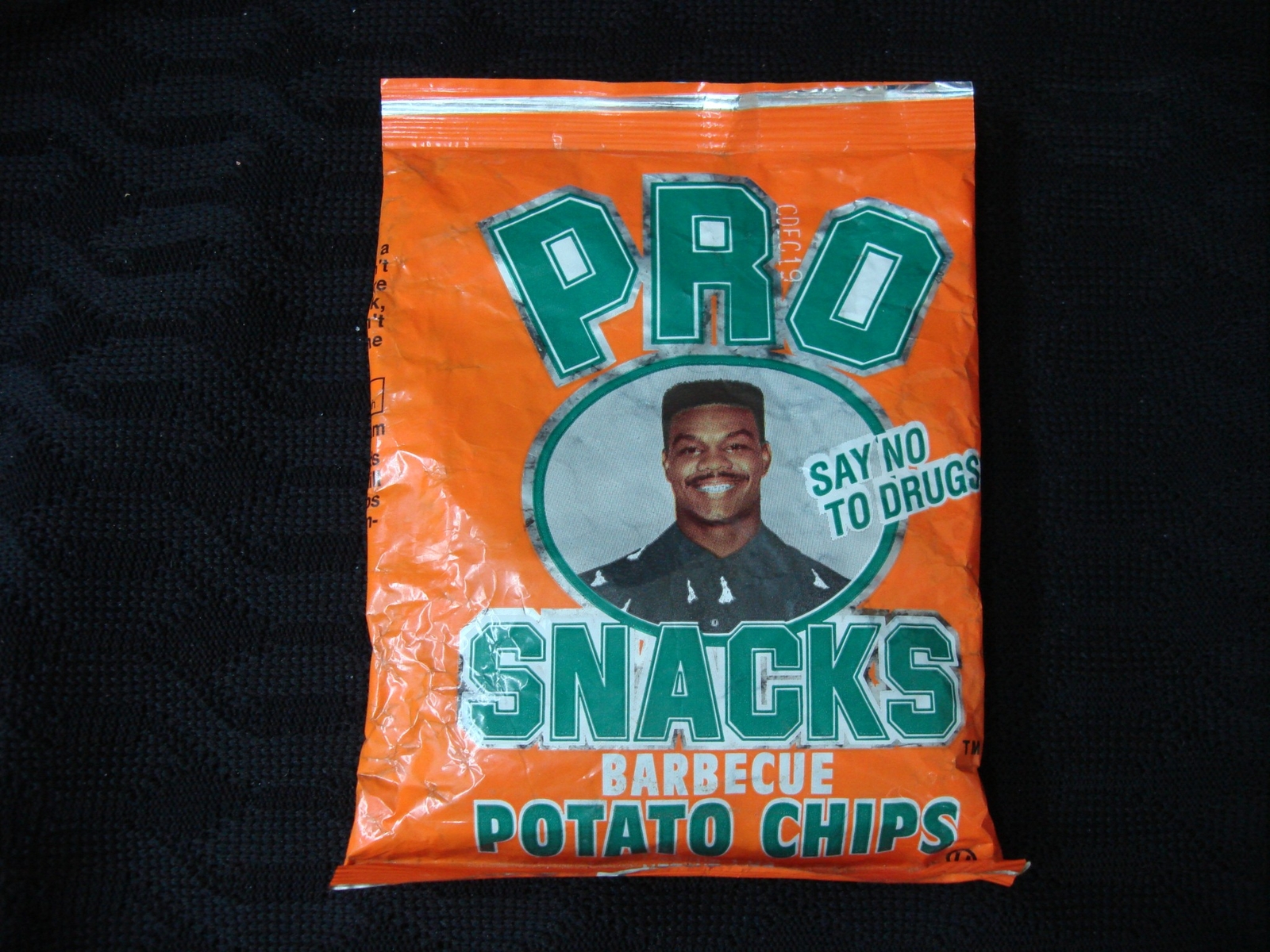 RANDALL CUNNINGHAM PRO SNACKS BARBEQUE POTATO CHIPS 1oz BAG FACTORY ...