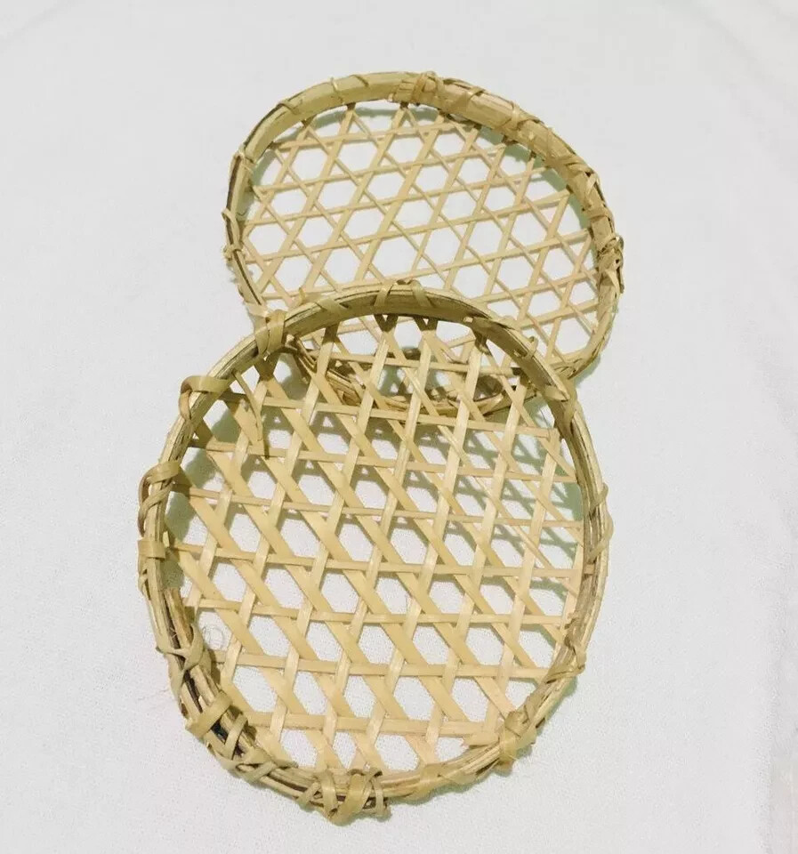 String Hopper tray Idiyappam Natural Organic Eco friendly Wicker 10Pcs ...