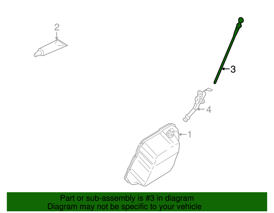 Genuine Volvo Automatic Transmission Dipstick 9495020 | eBay