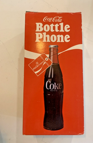 1983 Vintage COCA-COLA Bottle Shaped Full Feature Electronic Corded ...